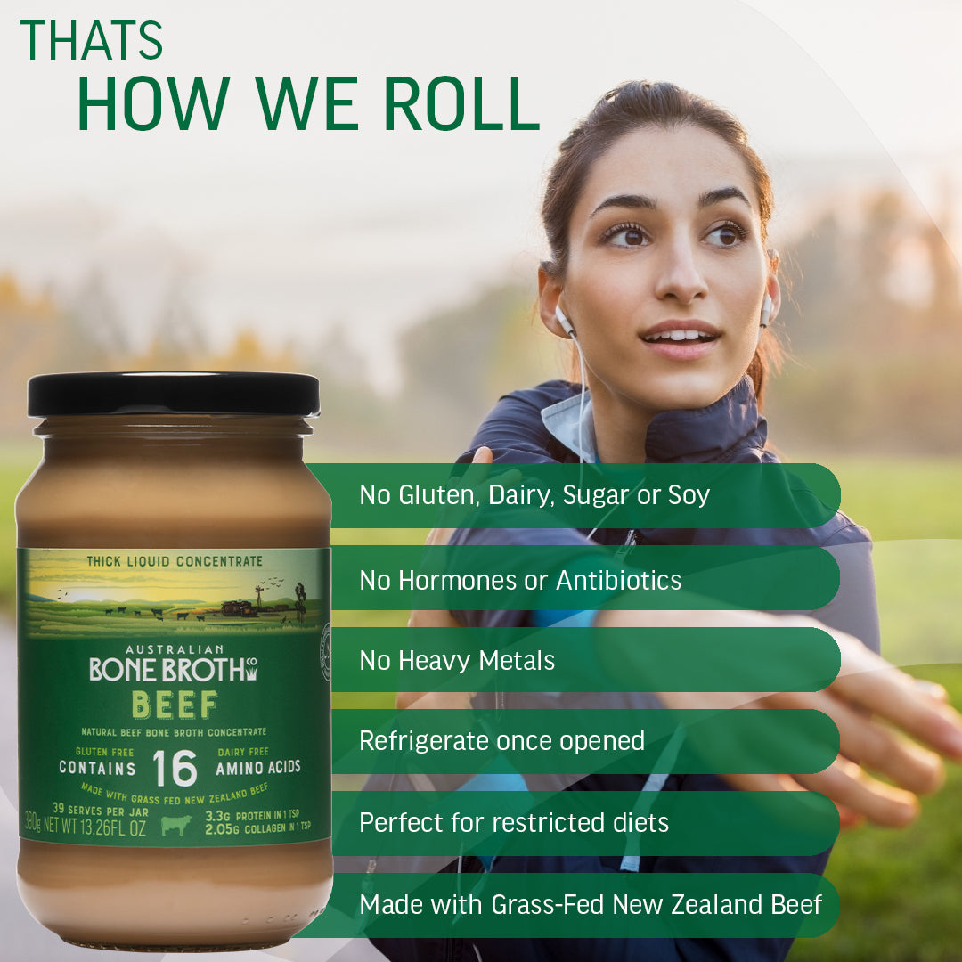 Beef Bone Broth Concentrate - New Zealand Natural beef broth with coll ...